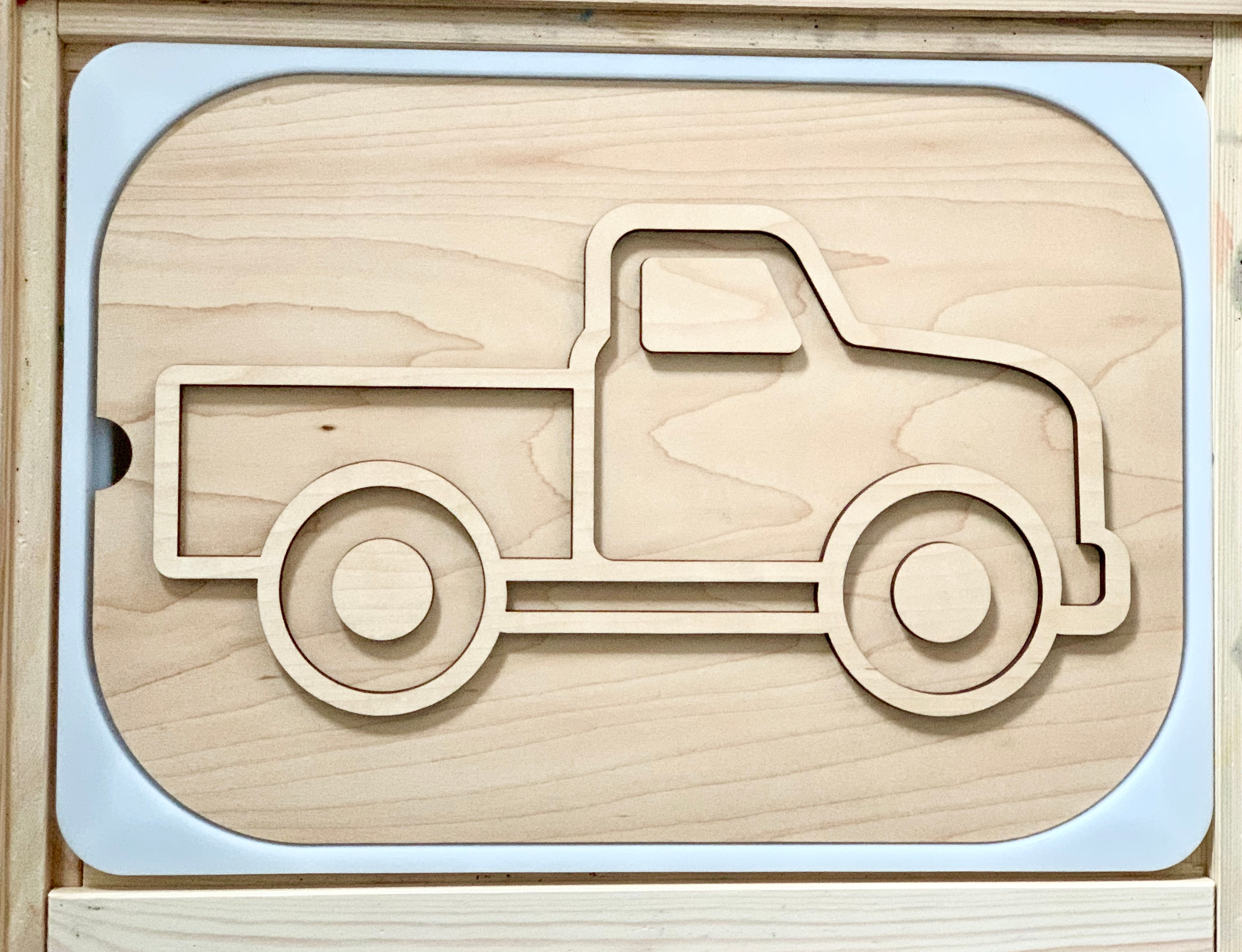 Fillable Truck Flisat Table Top Insert – AWandCo