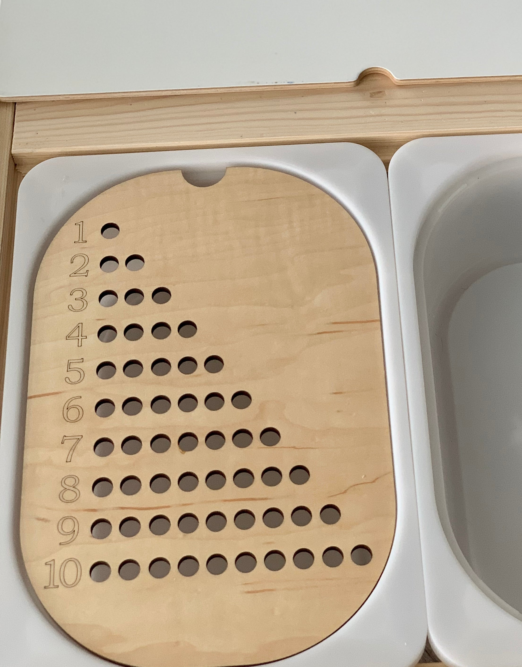 Counting 1-10 Number Flisat Table Top Insert – AWandCo